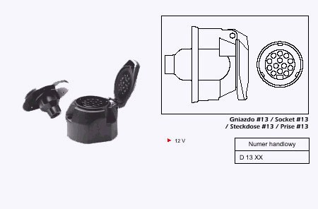 Priza electrica 12V / 13 b - Strenger Er-Pol